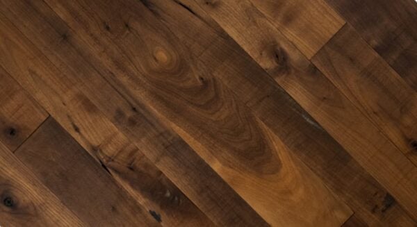 Rustic Walnut Hardwood Flooring | Unfinished or Clear | Elmwood ...