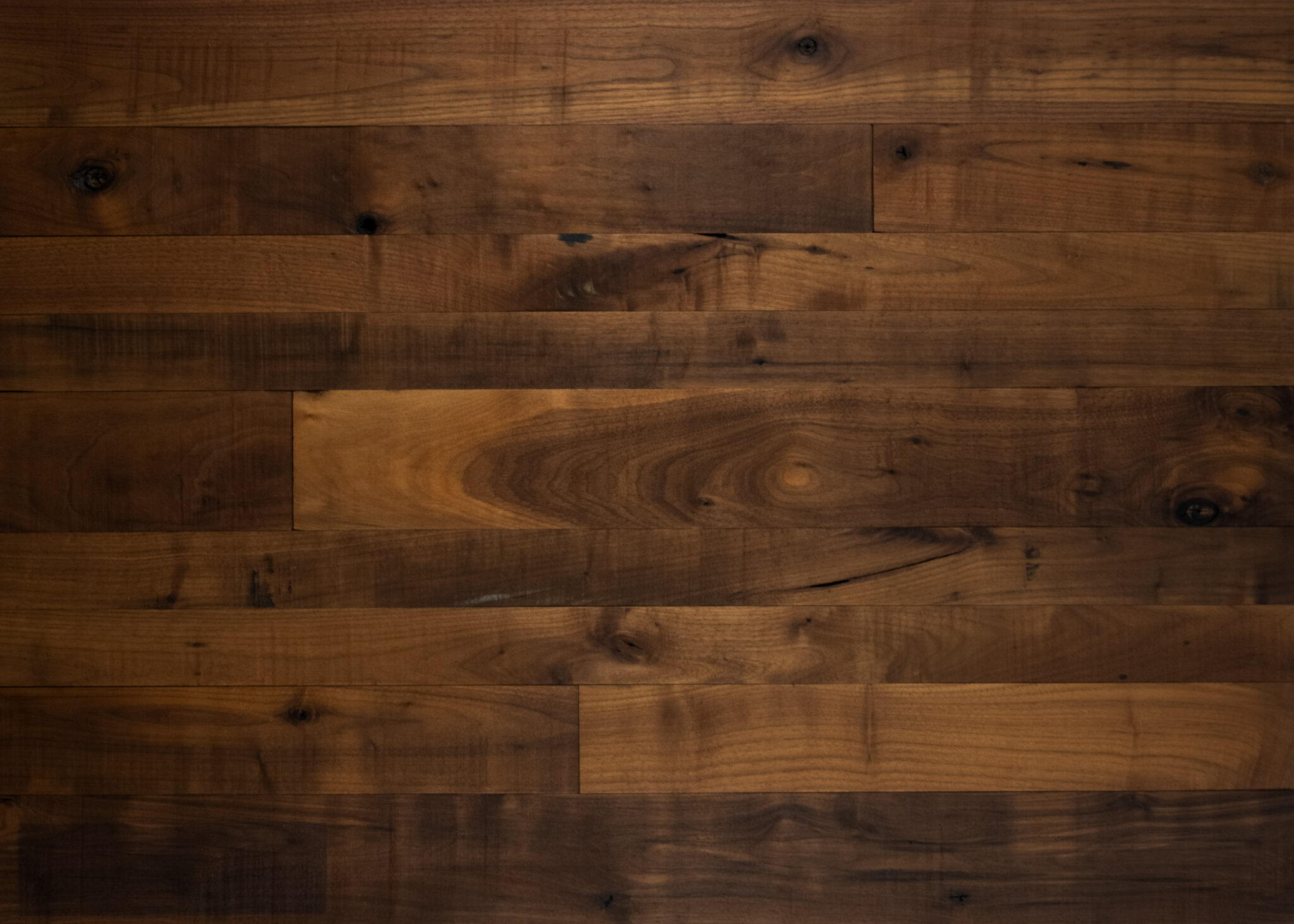Rustic Walnut Hardwood Flooring | Unfinished or Clear | Elmwood ...