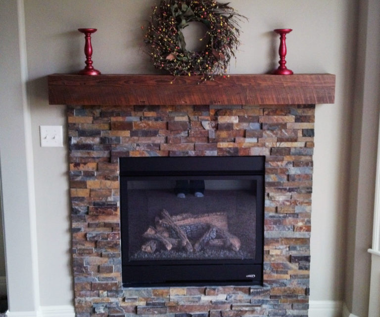 Reclaimed Wood Box Beam Mantels for Sale | Elmwood Reclaimed Timber