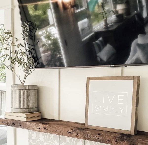 Rough Sawn 2x 8 Fireplace Mantel | Elmwood Reclaimed Timber