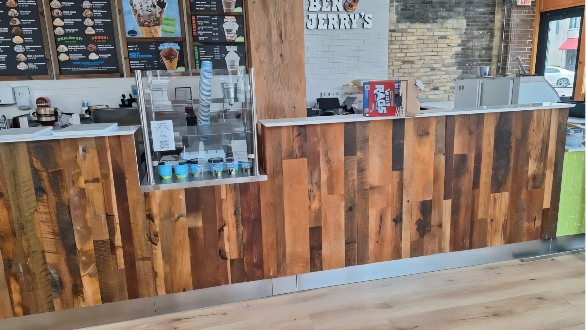 Ben & Jerry's - Elmwood Reclaimed Timber